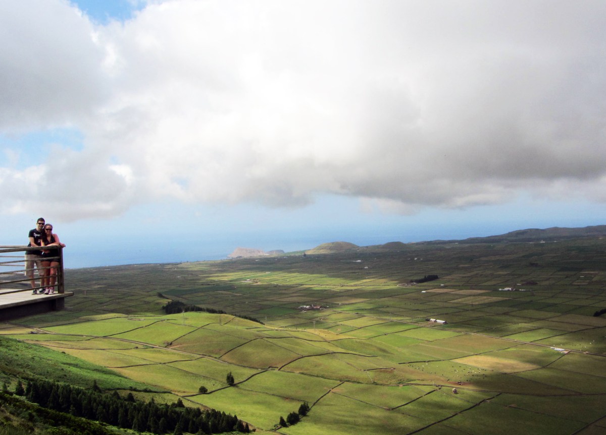 Azores: inside the volcanic crater